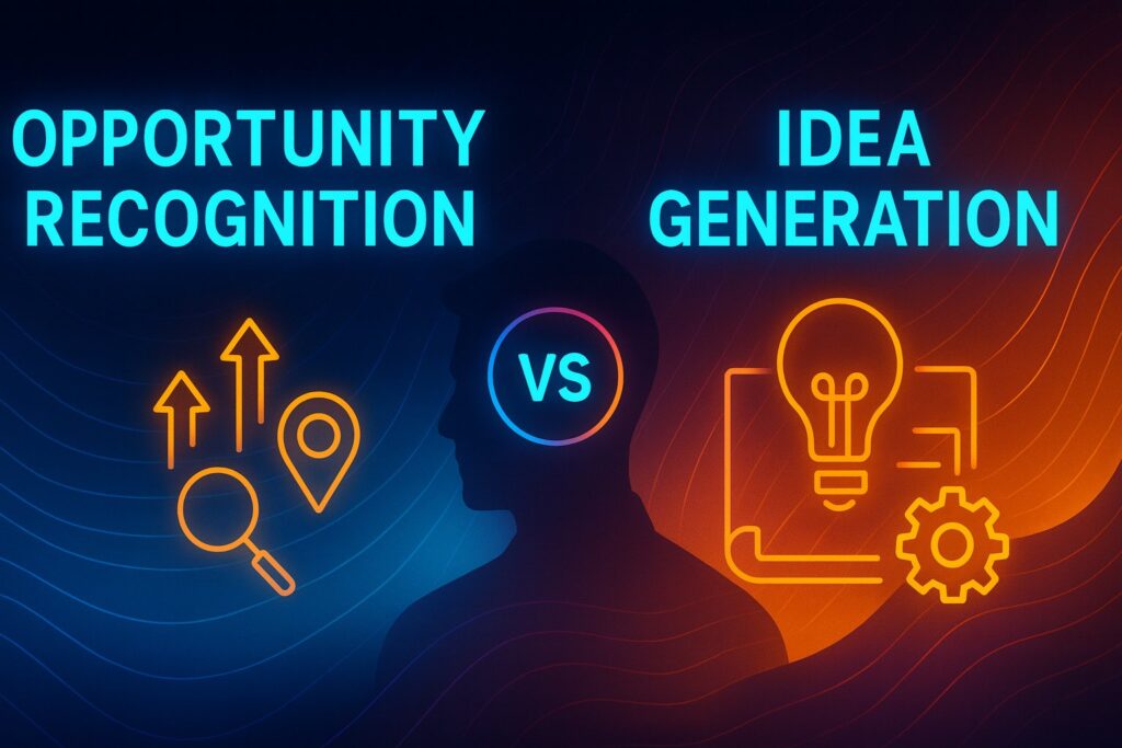 Opportunity Recognition vs. Idea Generation - IDEA Takeoff